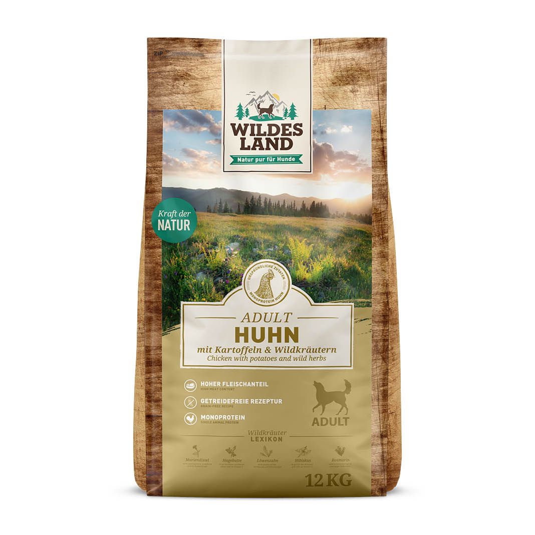 Wildes Land Classic Adult - Huhn mit Kartoffeln und Wildkräutern | 2 x ...